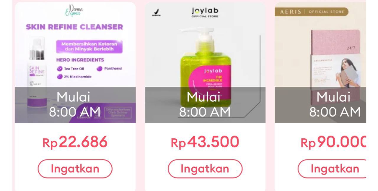 BerburuSale - Base Diskon Kukka on Twitter: "Crazy Flash Sale ⏰08.00 https://t.co/jtz3VEORRd ...