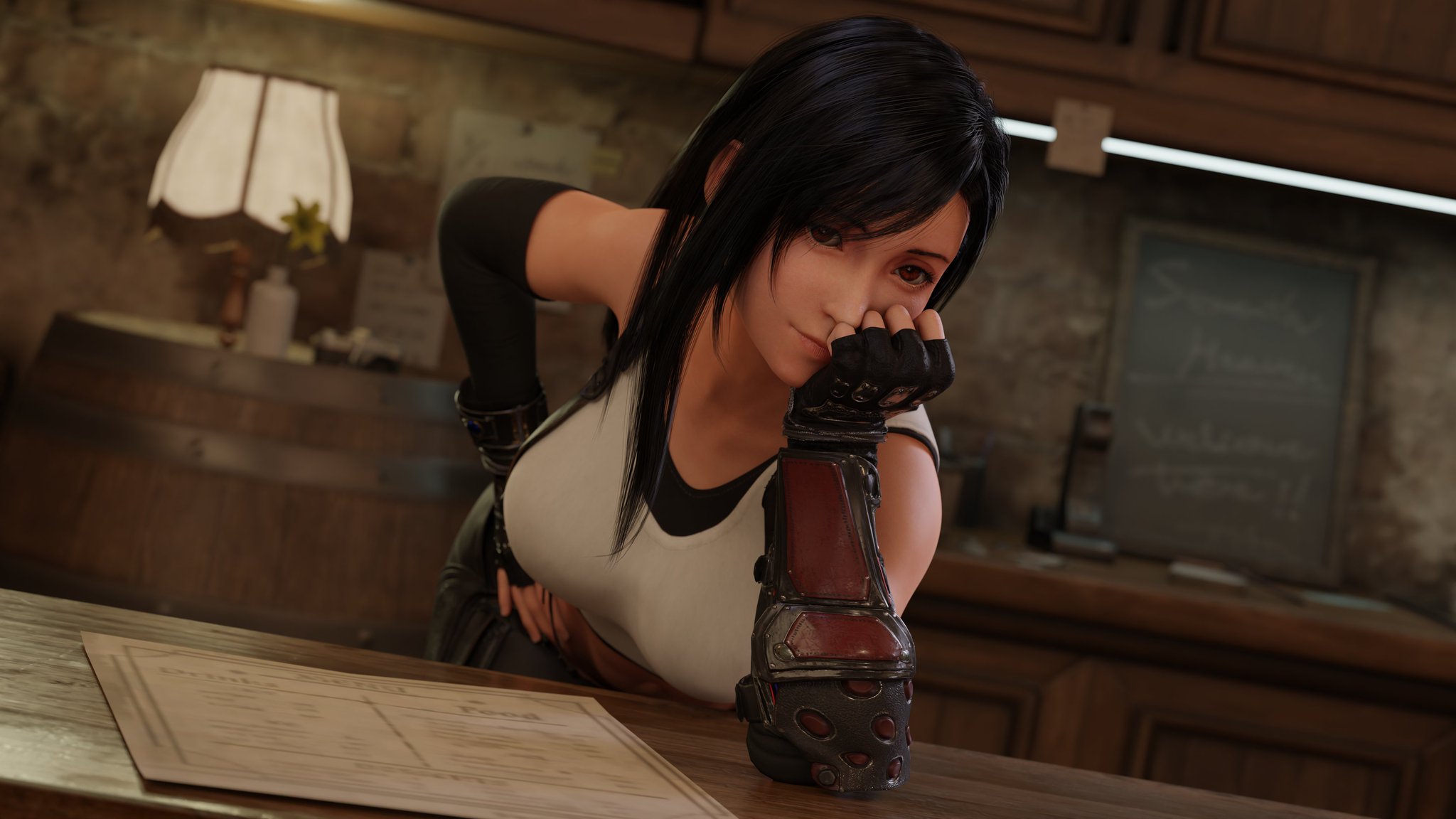 Hanada_Go on Twitter: "Ready to order? (1 hour later) ......ready to oder? Tifa by @MustardSFM ...