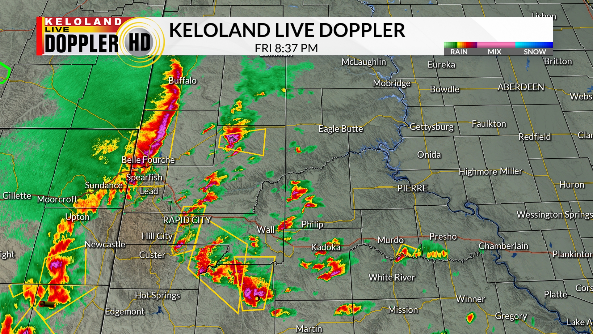 KELOLAND Weather on Twitter: "TORNADO WATCH for western and south central SD until midnight MDT ...