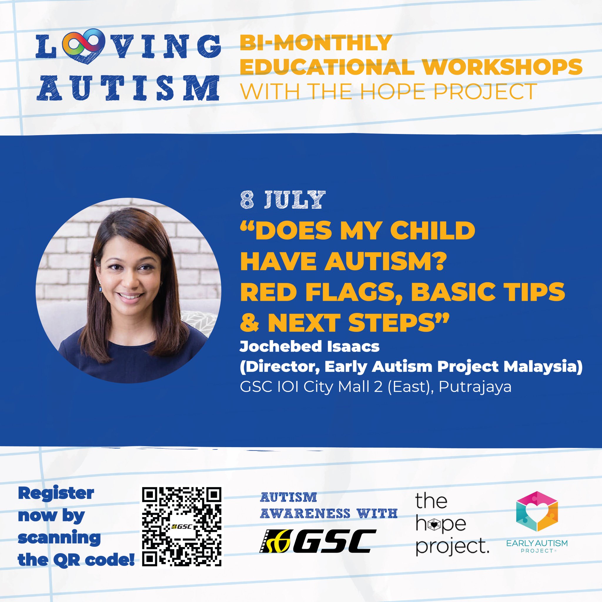 GSC 🎂 on Twitter: "Join us for GSC's Loving Autism Bi-Monthly Workshop on 8 July at GSC IOI City ...
