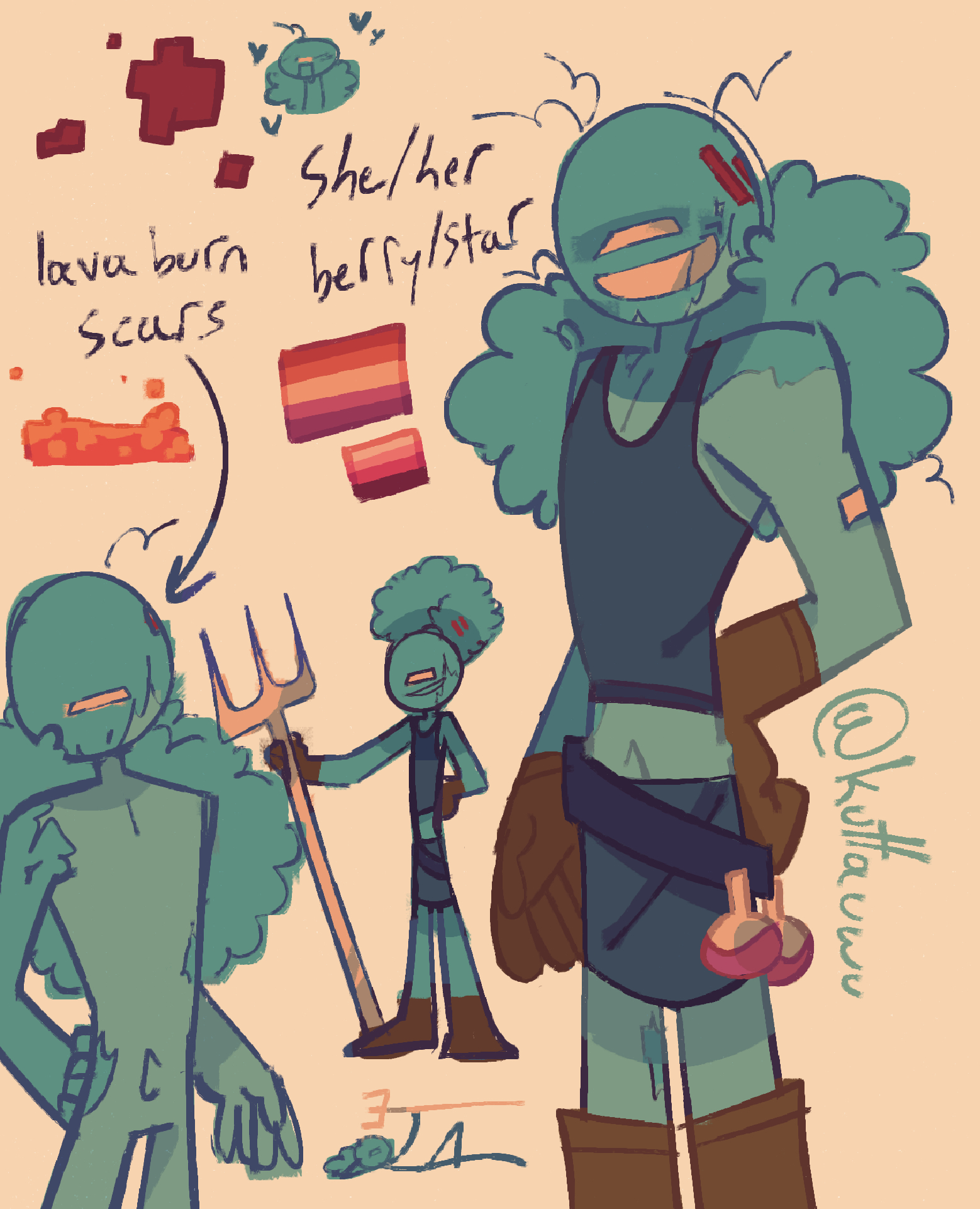 🌟 ♡ • kutta • it/itself • ♡ 🌟 on Twitter: "blue ^^ 🩵🩵 [ #AnimationvsMinecraft #alanbecker ...