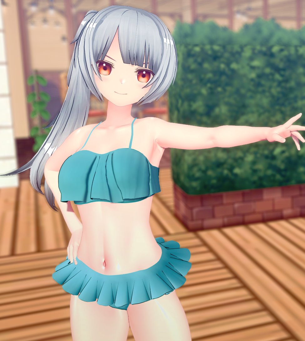 yasu-com3d2 on Twitter: "RT @yukukaneza: https://t.co/UMJz9m7R93 自ロダに霞水着をアップロードしました。 #COM3D2 ...
