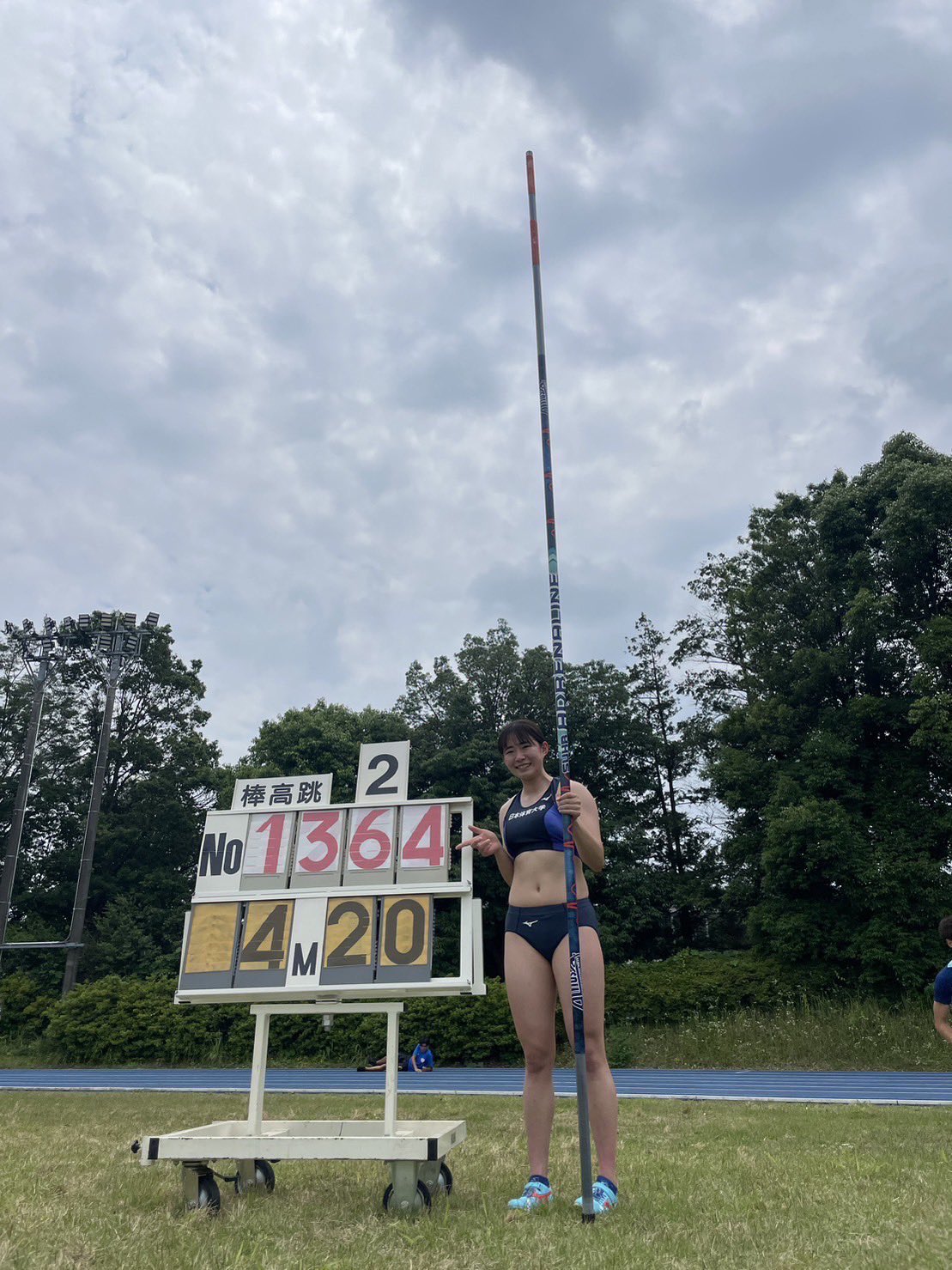 女子陸上選手の体