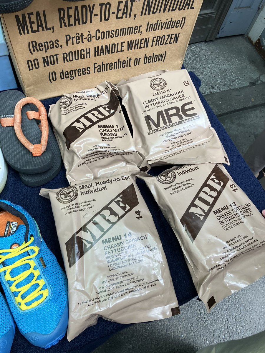 MIKANG on Twitter: "동묘 시장에 가면 오리지널 미군 MRE를 볼수 있어요..."