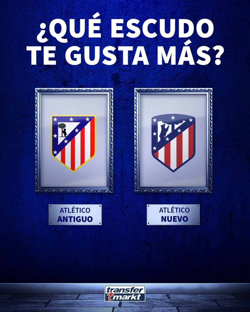 Transfermarkt Es On Twitter ¿qué Escudo Del Atlético De Madrid Te
