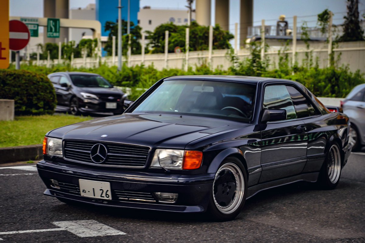 1980s Mercedes-Benz 560SEC 6.0 4V AMG (C126) ブリスターの560。 っょぃ。
