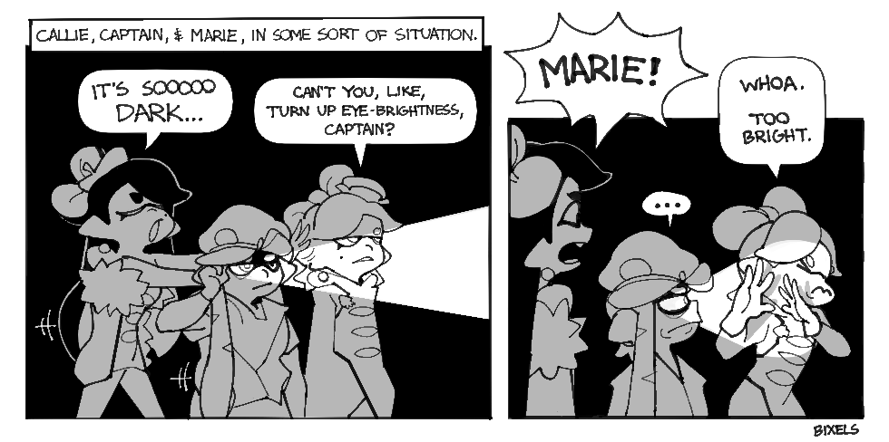 「Silly little Splatoon comic to get back 」|Bixelsの漫画