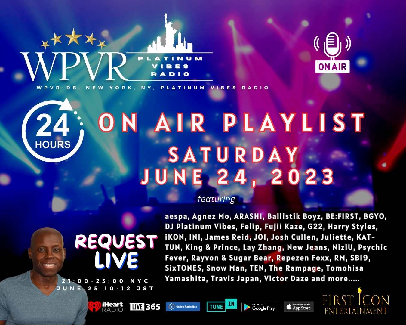WPVR NYC - Platinum Vibes Radio on Twitter: "Greetings PVR World! It's a worldwide vibe of music ...
