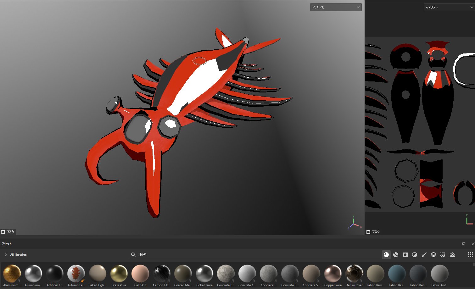 猫背 / nkz on Twitter: "はじめてsubstance painterでtoon shader使った #3DCG #3dmodeling https://t.co ...