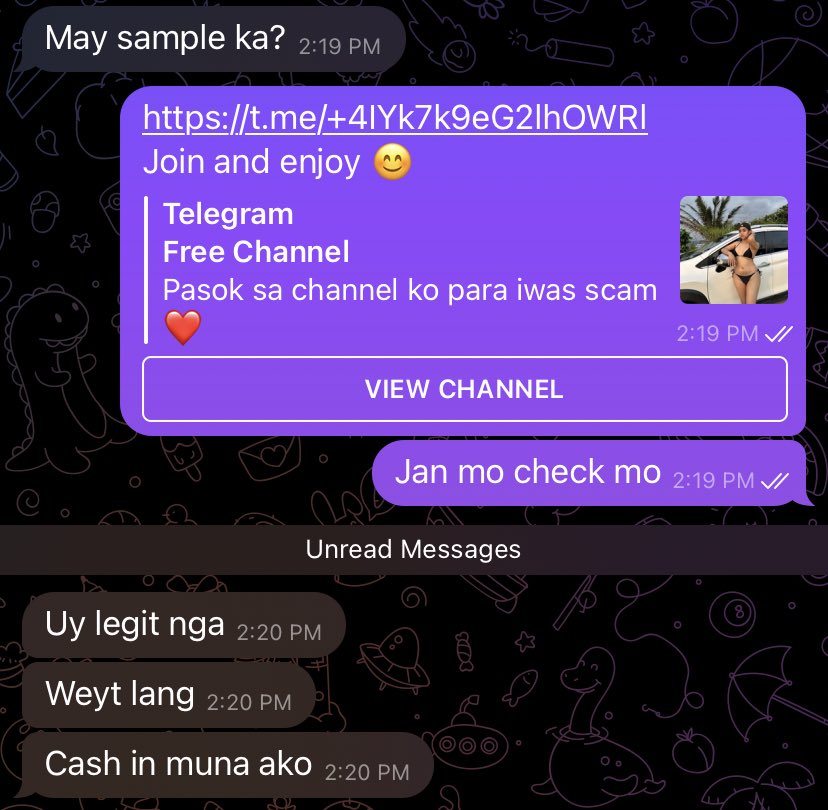 Allgette Visda on Twitter: "Pasok ka lang dito https://t.me ...