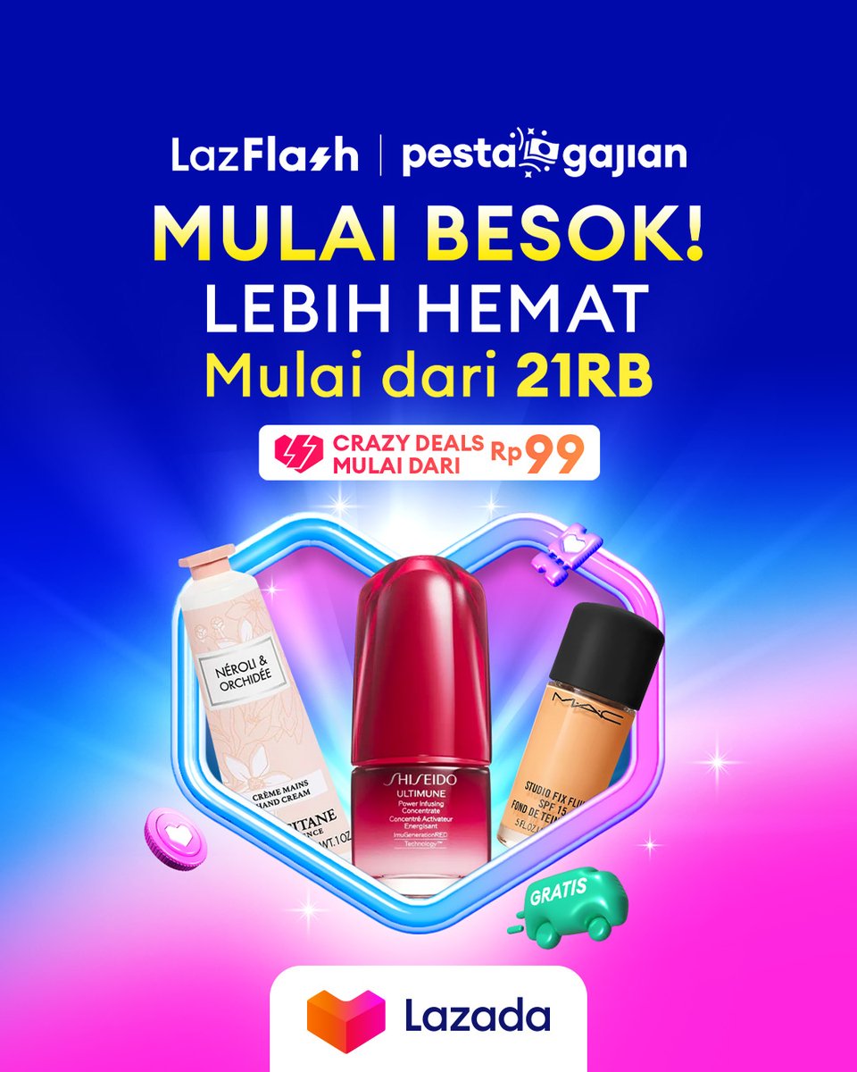 Lazada on Twitter: "Guys, tolong dicatet ya! Mulai besok kamu bisa belanja Lebih Hemat di Lazada ...