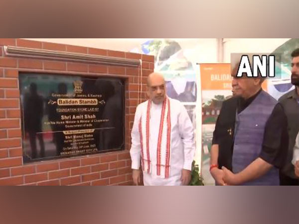 ANI UP/Uttarakhand on Twitter: "RT @ani_digital: J-K: Amit Shah lays foundation stone of ...