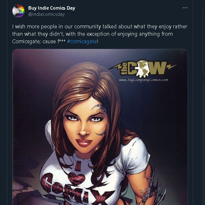 PeterGilmoreArt - CG King of Horror on Twitter: "Wow... That's just rude. We LOVE comics over ...