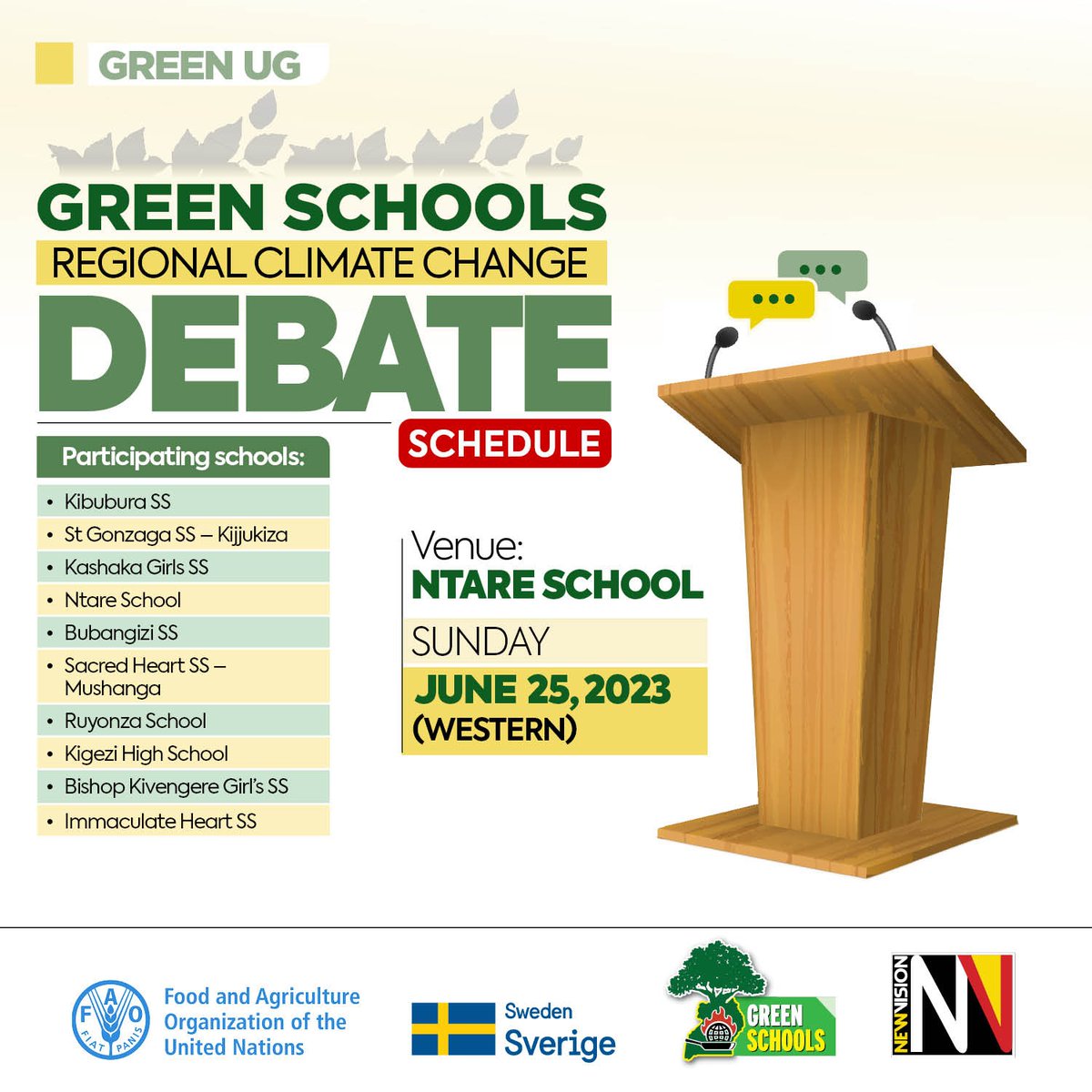 The New Vision on Twitter: "The Green Schools Regional Climate Change ...