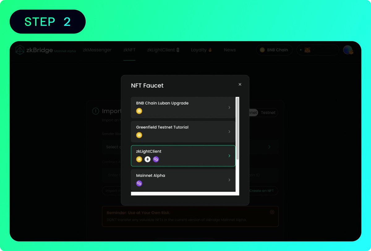DeFi Warhol on Twitter: "To claim your zkLightClient NFT, follow these steps: 1. Visit http ...