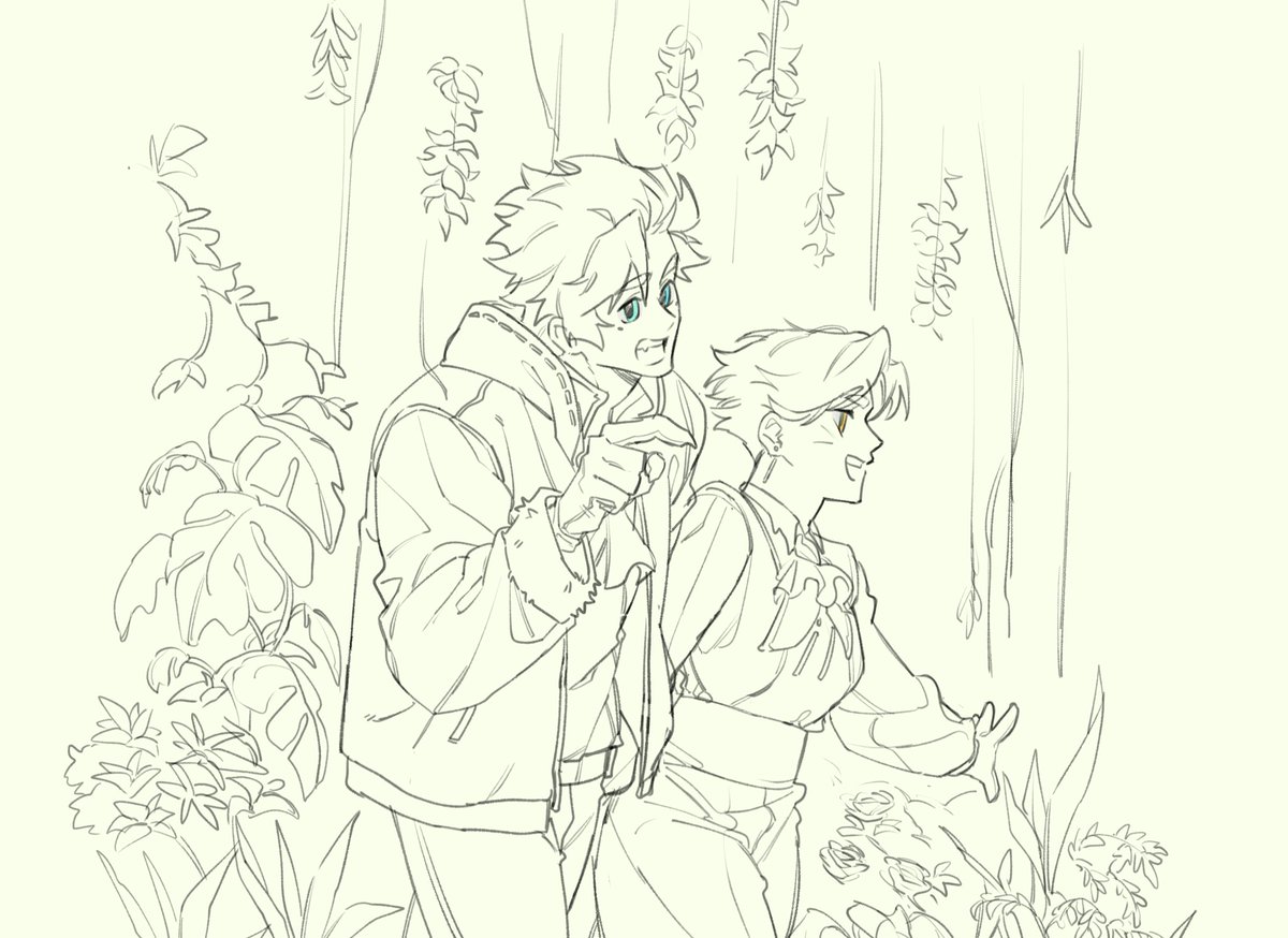 「Webtoon: Scent @Tgdraw」Ao-n-Shiroの漫画