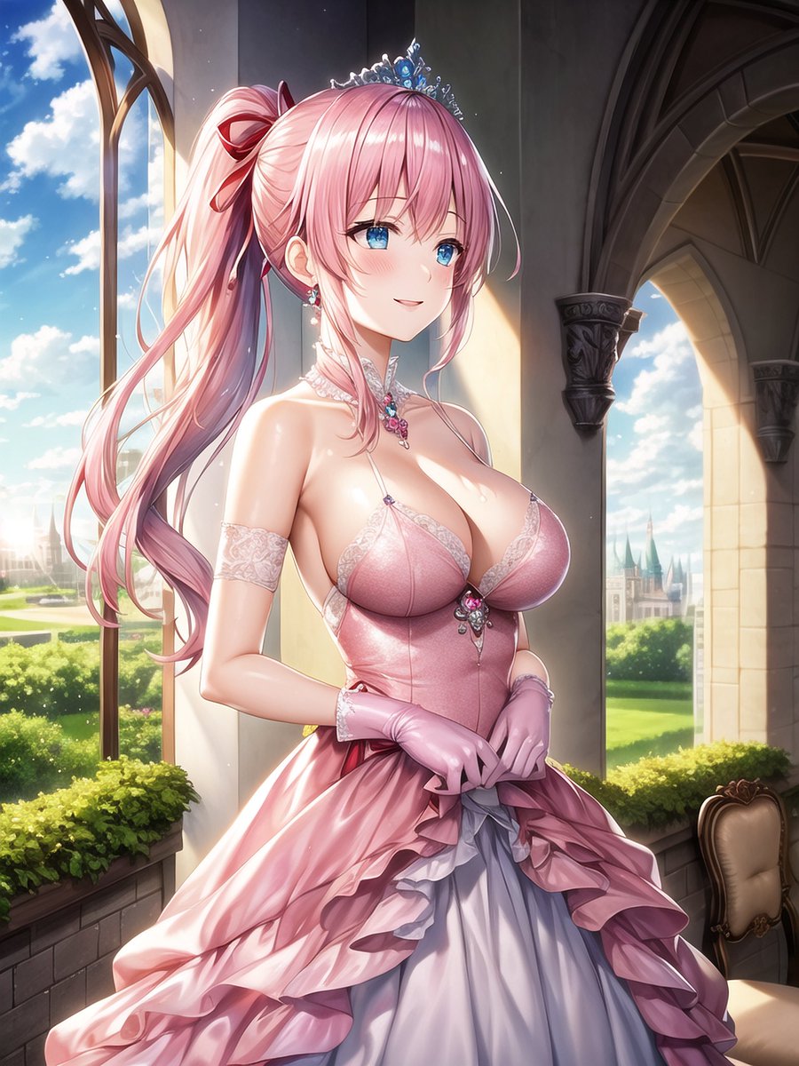 Ray_AI_illust on Twitter: "ピンクのお姫様 #AIイラスト"