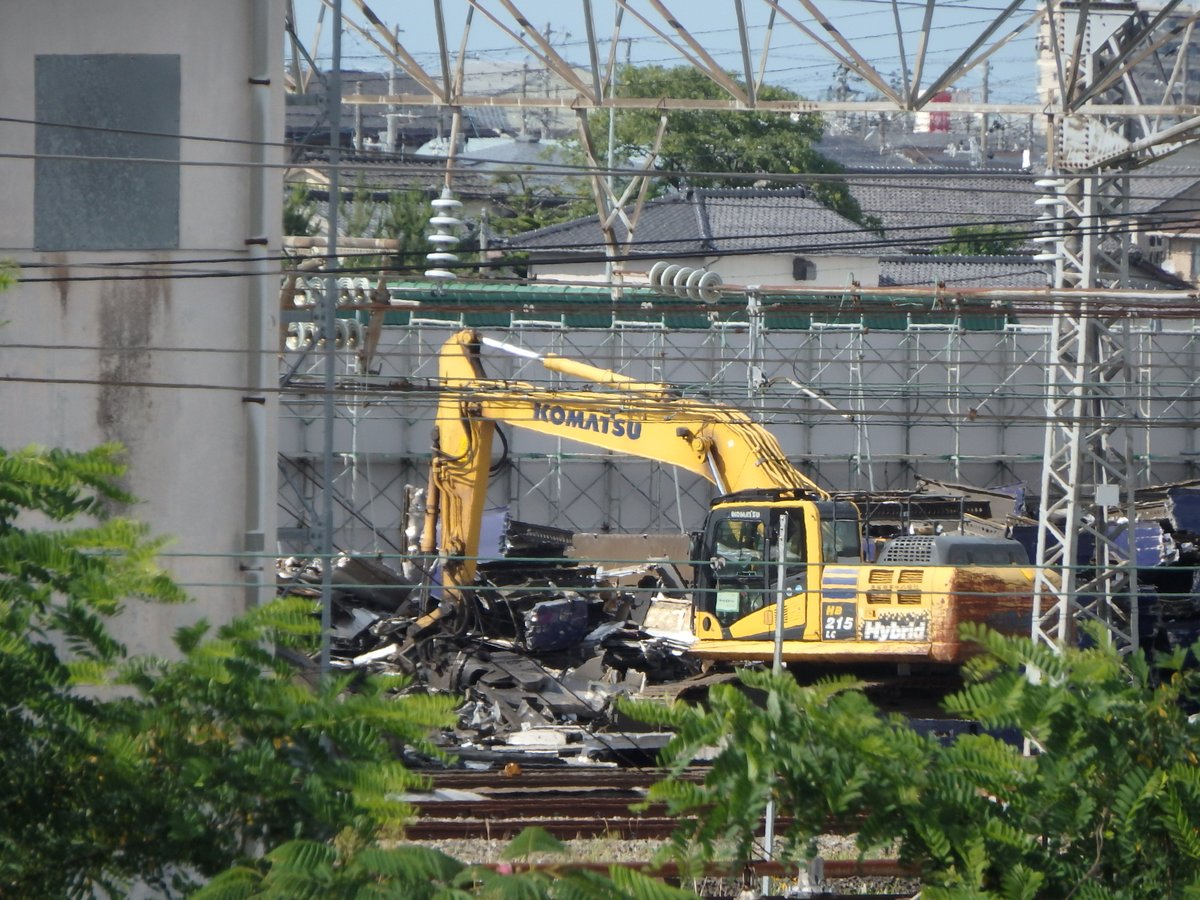 にいてつ on Twitter: "E2系J63編成解体完了 今週残ってた4.5号車も解体が終わり J63編成解体完了 お疲れ様でした。"