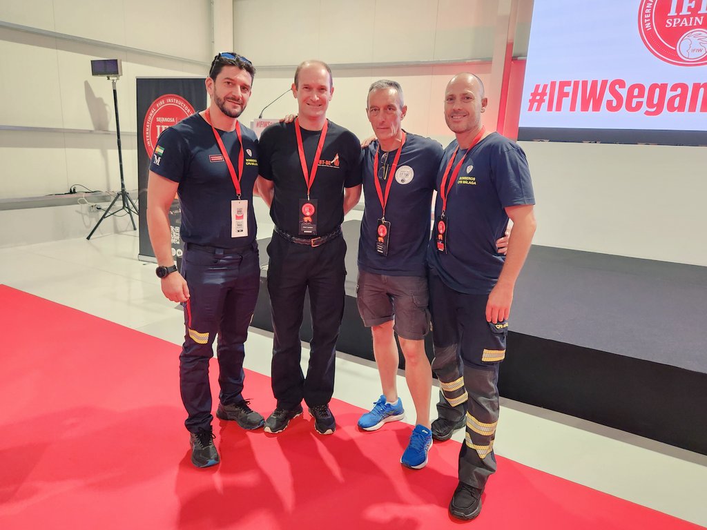Bombero 2️⃣0️⃣ 🦺🚒🚒 on Twitter: "IFIW 2023 SEGANOSA🔥 con Karel Lambert ...