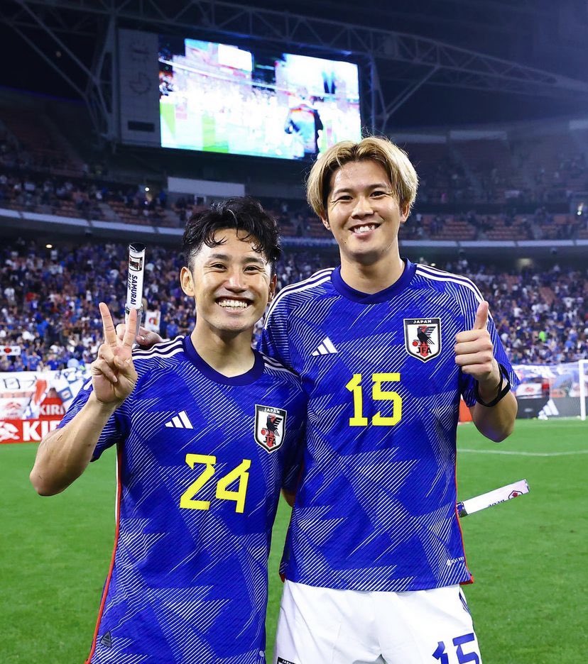 J. Football Now on Twitter: "Ryoya Morishita and Atsuki Ito make their Samurai Blue debut 🇯🇵"