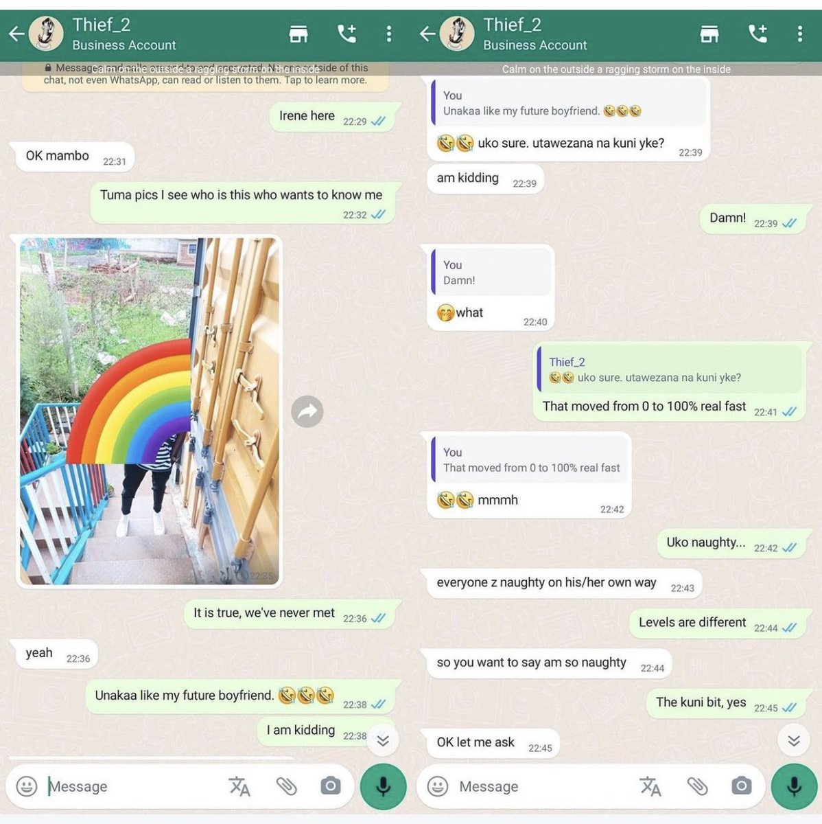 Owich on Twitter: "We men are so weak at times😂 This thief was easily tricked by Delilah"