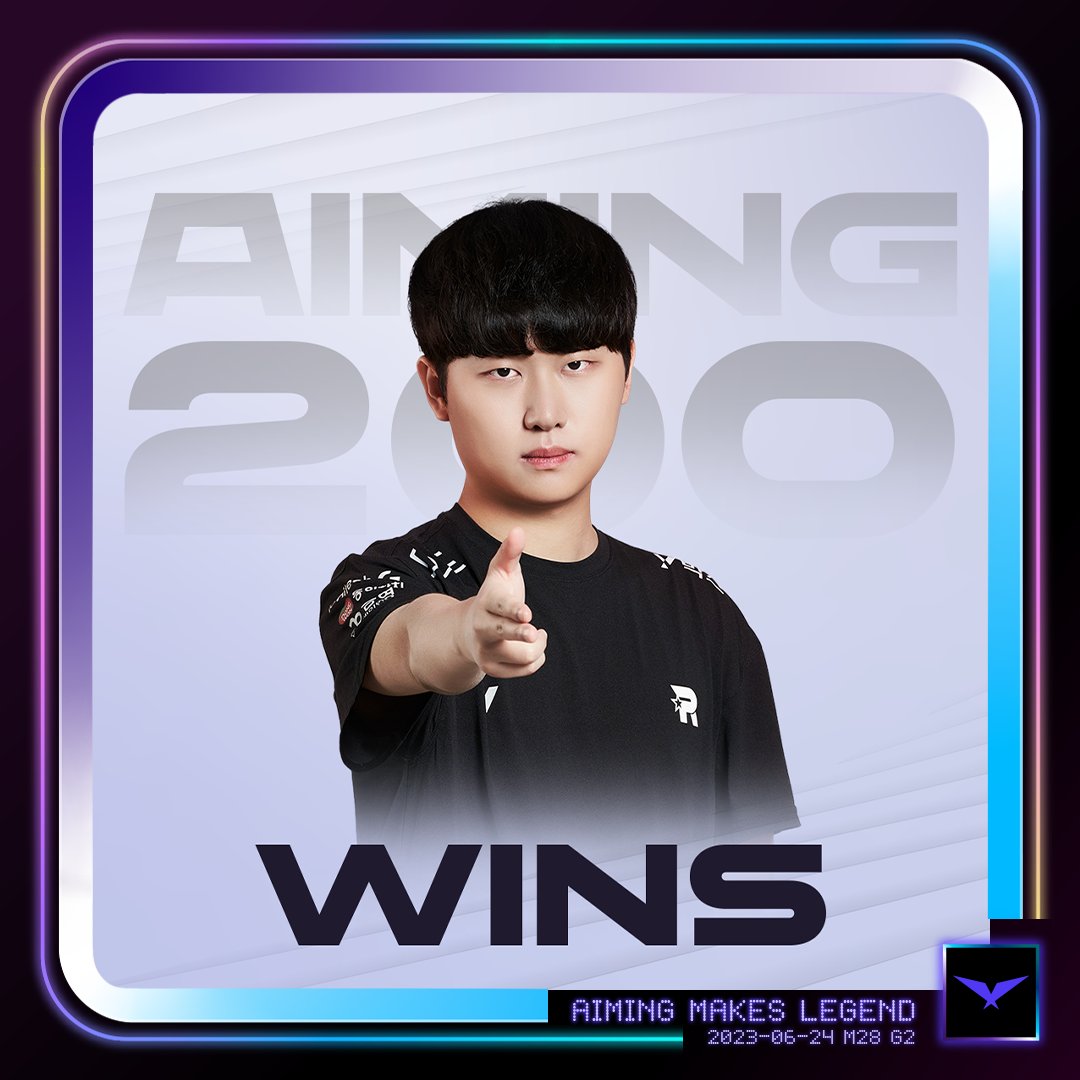 LCK on Twitter: "Congratulations to KT Aiming for earning his 200th #LCK win! 🎯🎉🎉"