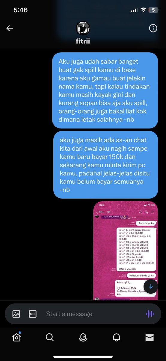 Keyyn on Twitter: "Padahal udah dibilang kalau, co = lunasin jajanan, diatas admin ku udah ...