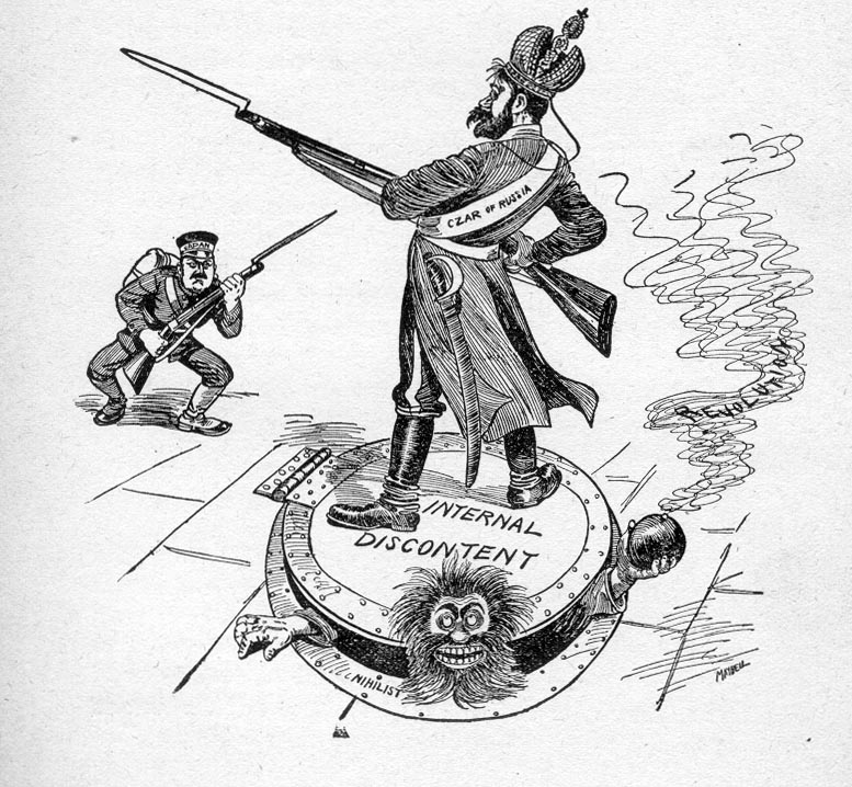 Russian Revolution Cartoon