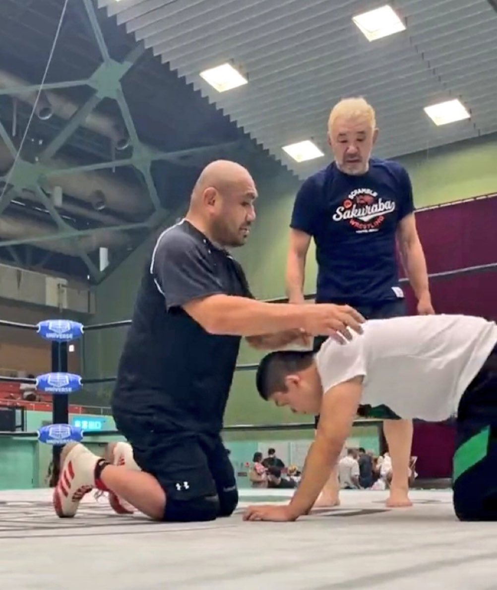 Sᴛoo Fᴜʟᴛᴏɴ on Twitter: "Pilars of JMMA and pro wrestling, Kazuyuki Fujita and Kazushi Sakuraba ...