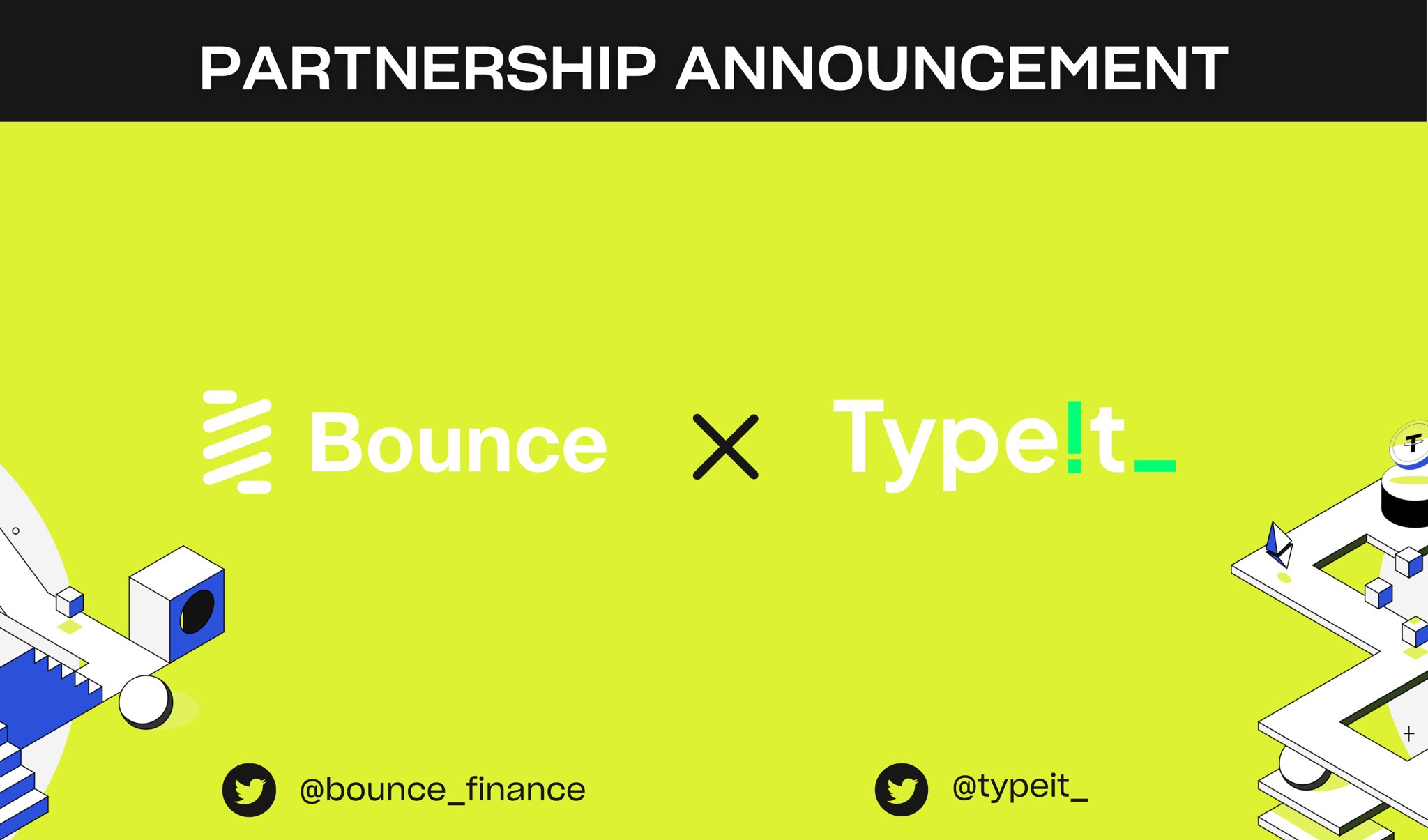 Bounce Finance on Twitter: "🥂Excited to announce our partnership with @typeit_, the first #Web3 ...