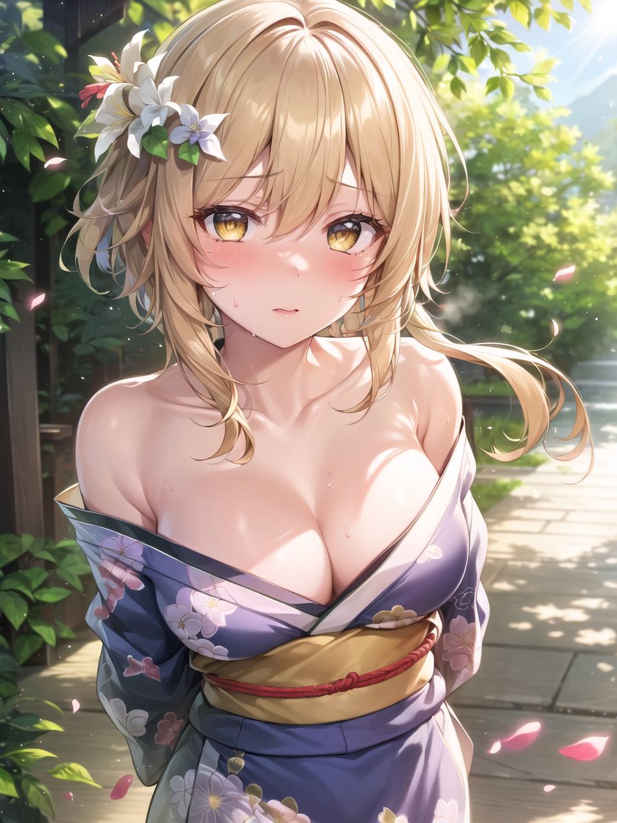 Waifu Universe on Twitter: "Lumine from Genshin Impact Source: https://pixiv.net/en/artworks ...