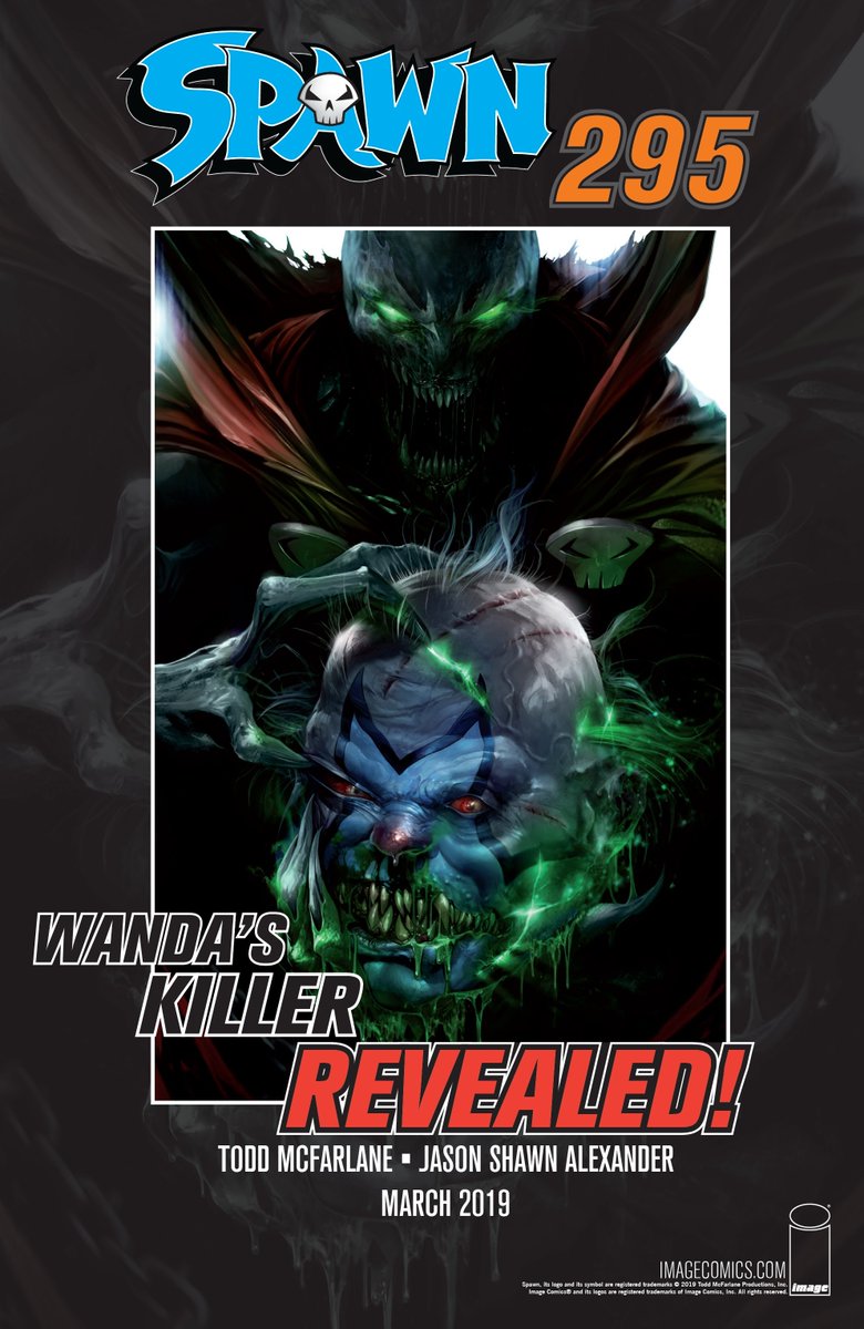 Daily Spawn Archive on Twitter: ""WANDA'S KILLER REVEALED!" A comic book ad for Spawn #295 (2019 ...