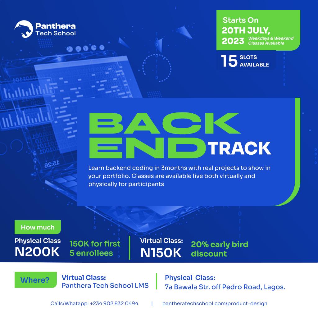 Panthera Tech School on Twitter: "Are you seeking to embark on your tech journey but feeling ...