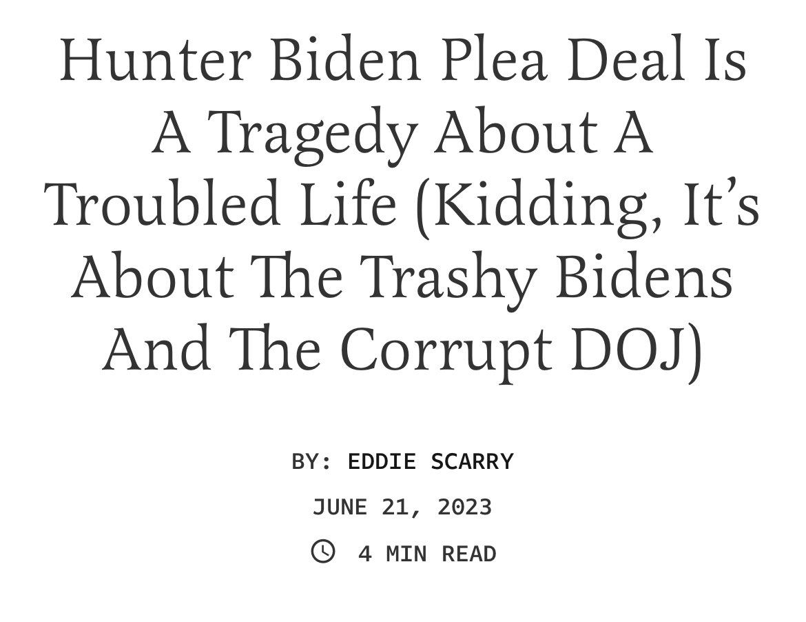Eddie Scarry On Twitter 2023 06 21 Hunter