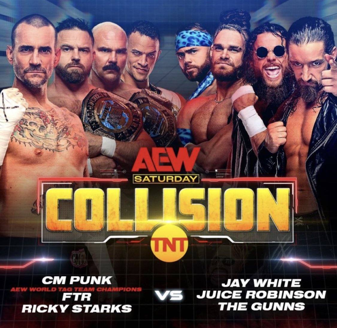 Best of CM Punk on Twitter: "CM Punk, FTR & Ricky Starks take on Bullet Club Gold (Jay White ...
