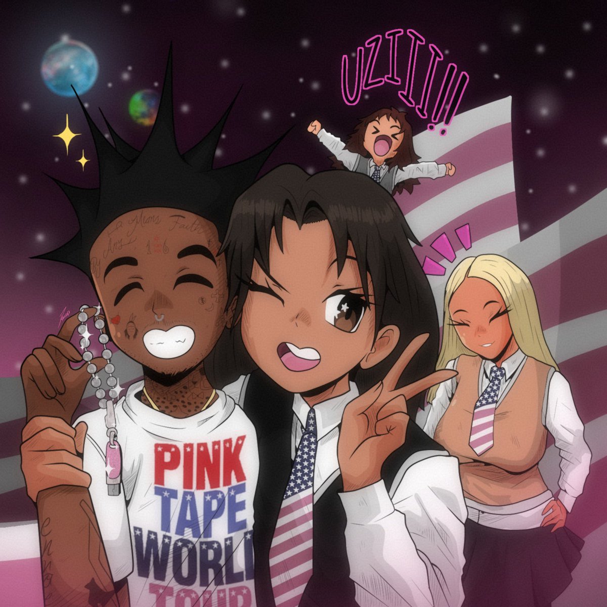 𝙼𝚘𝚗𝚌𝚕𝚎𝚛 on Twitter: "RT @raiden_xdd: p!nk tape 🩷 art by me