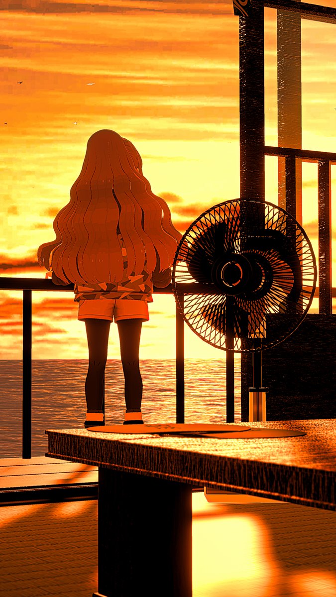 Shinoka on Twitter: "夏のとびらを開けて-夕ぐれ- By haru-same #VRChat #YOYOGIMORI #茉弥 #MEME https://t.co ...