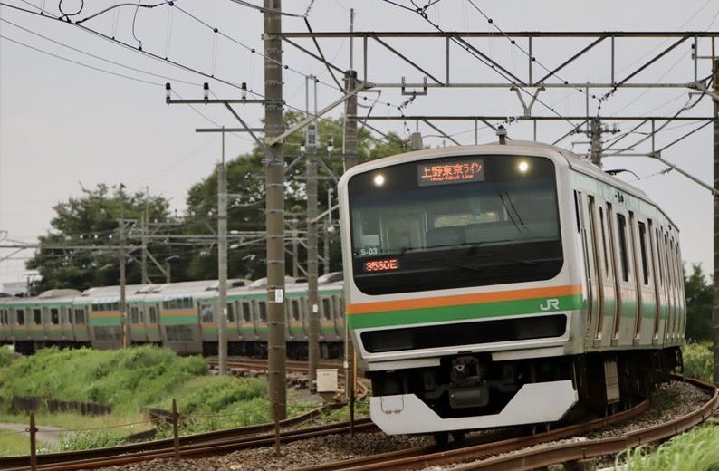 北鉄⭐️⭐️⭐️ on Twitter: "#曲がる列車を愛でる 取り敢えずE231系で ①と②は同じだけどE231と言っても番台で顔が異なる"