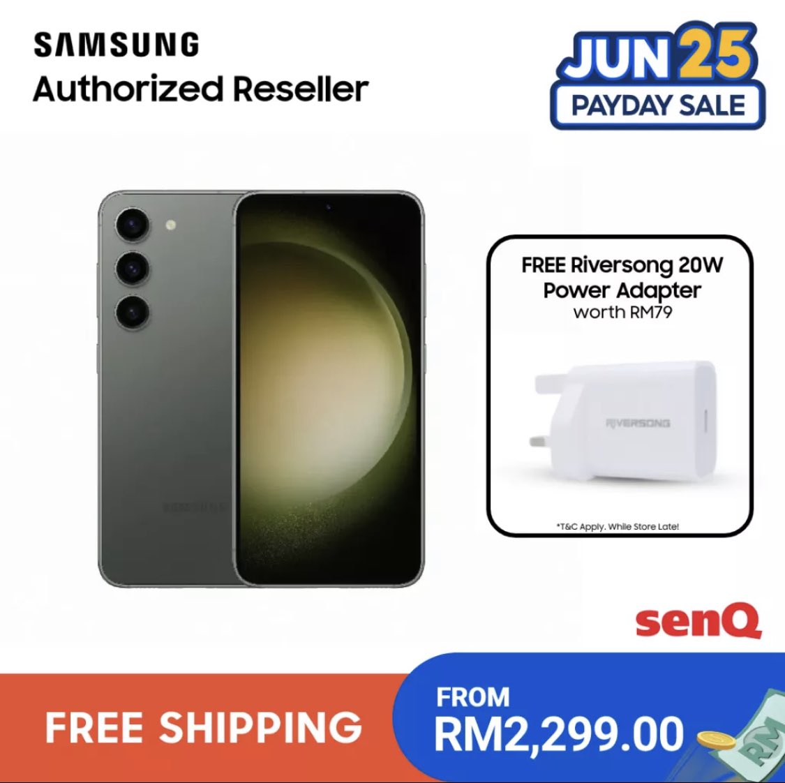 Tech Lagi on Twitter: "Bermula jam 12AM-2AM ni, korang boleh beli Samsung Galaxy S23 hanya ...
