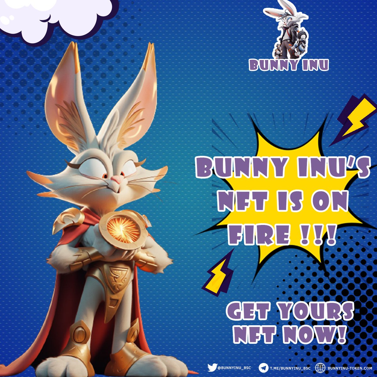 Bunny Inu on Twitter: "🔥BUNNY INU NFT MARKETPLACE IS ON FIRE 🔥 🚀Get your special NFT now and get ...