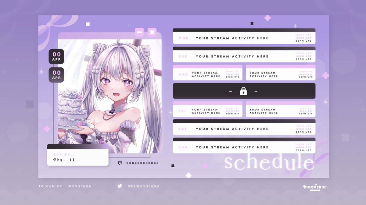 monarune on Twitter: ". 「 stream bundle commission review 」 . Thank you @.NadeshikoVT so much ...