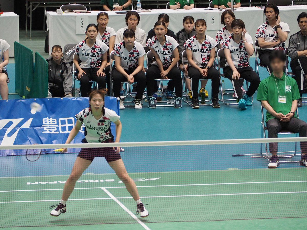 堤 啓太郎 On Twitter 2023全日本実業団選手権 準々決勝 古川佳奈選手と応援する丸杉の皆様 佳奈さんやっぱカッコイーわ でも距離がありすぎて佳奈さんにピントをあわせられなかっ