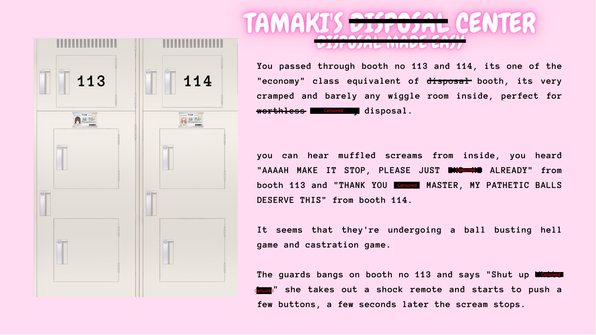 Tamaki Findom on Twitter: "Do you ever want to know what is it like to be disposed in my WB ...