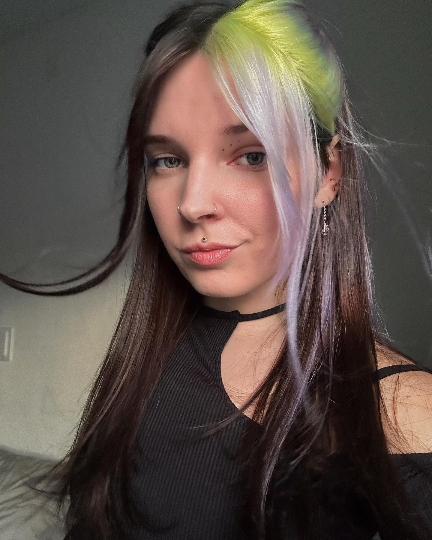 Neon Coloring Hair Roots