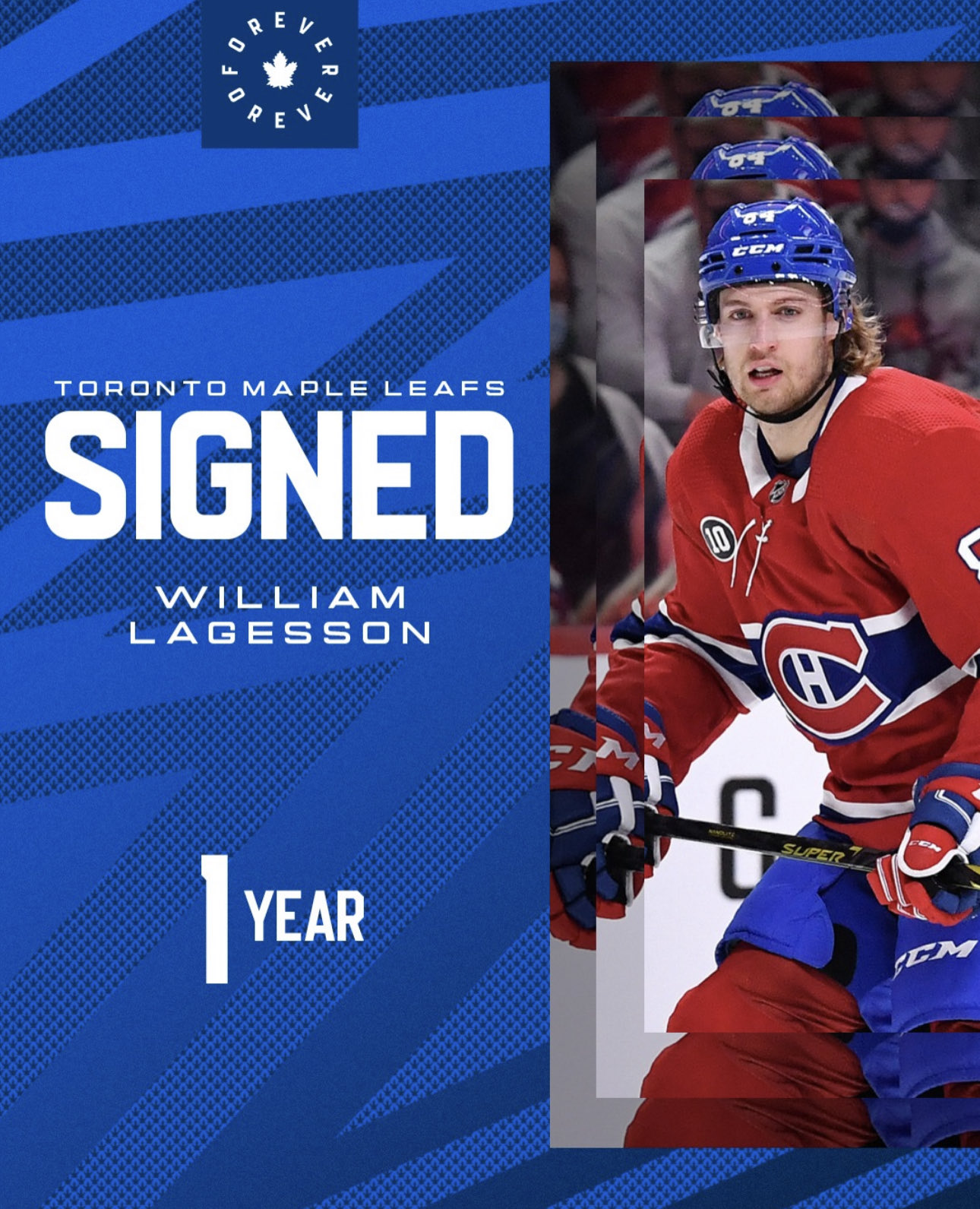 Allan Walsh🏒 on Twitter: "Defenseman William Lagesson signs with the ⁦⁦@MapleLeafs⁩ . #WildBill ...
