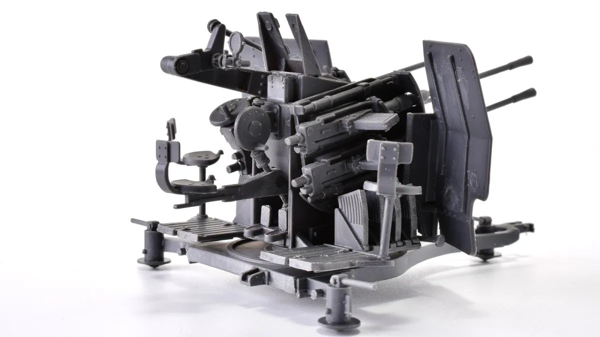 タミヤ スケールモデル on Twitter: "RT @NippperCom: ミチッとしたメカと遊べるギミック満載な「小さくてもピリッとしたかっこよさ」があるドイツ20mm 4連装高射機関 ...