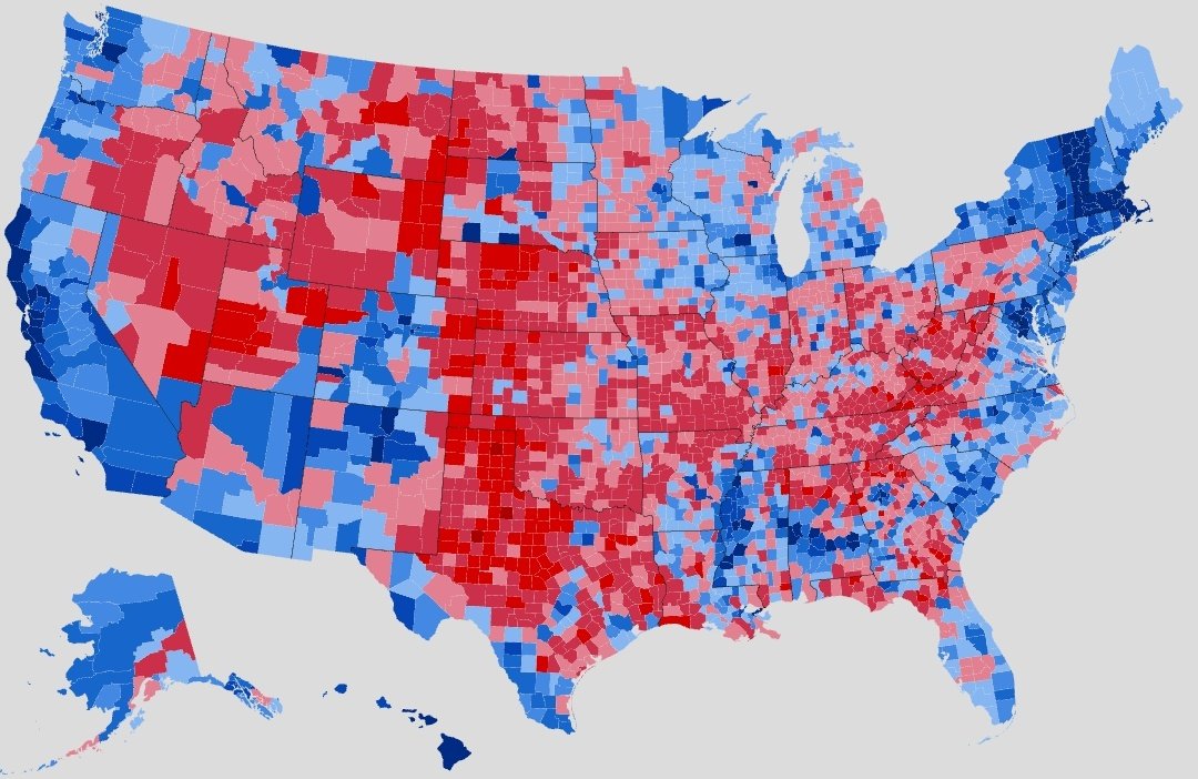 1936 election county map