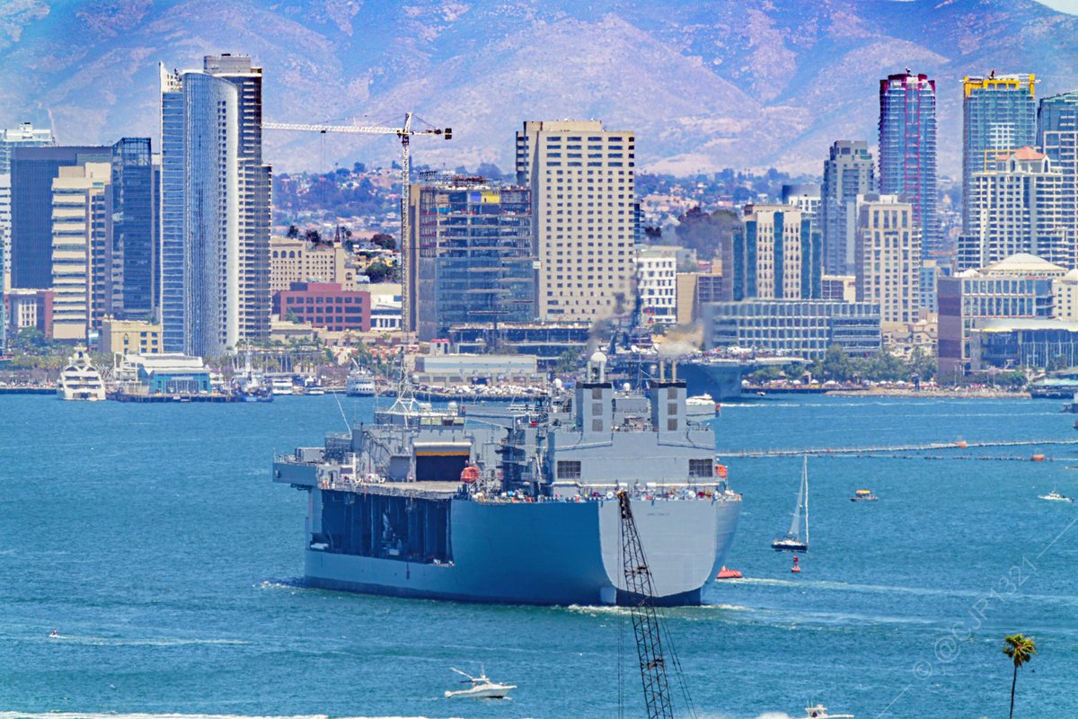 WarshipCam on Twitter: "Future USS John L. Canley (ESB-6) Lewis B. Puller-class expeditionary ...