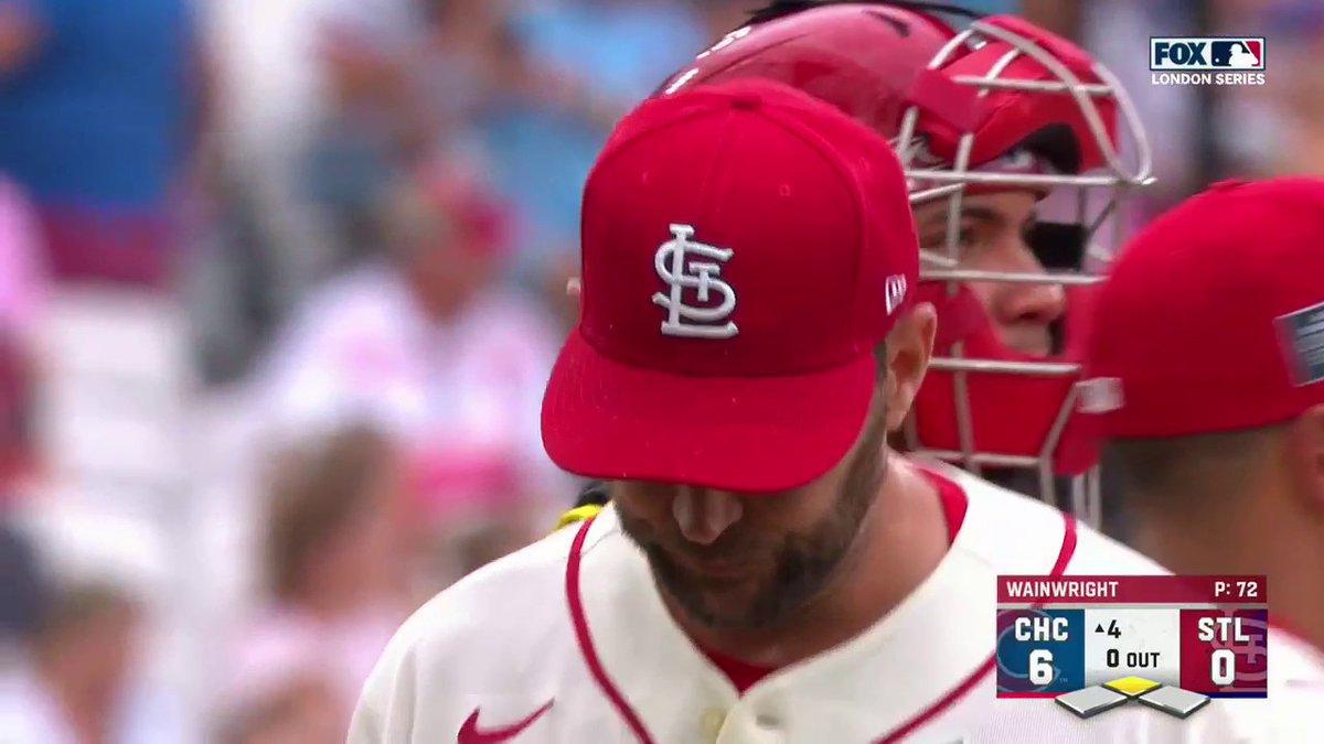FOX Sports: MLB on Twitter: "Adam Wainwright's line vs the Cubs today in London: - 3+ IP - 11 H ...