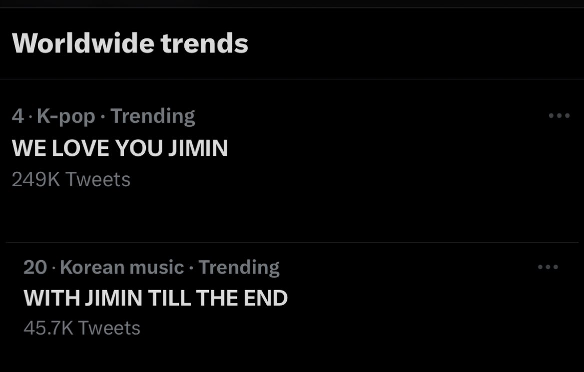 JIMIN AR | #1 BBH100 •🪽slow on Twitter: "WE LOVE YOU JIMIN ♡ WITH JIMIN TILL THE END"